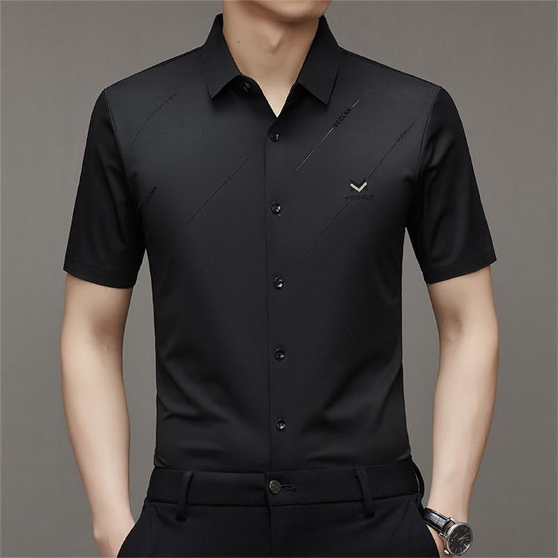Men's Anti-Wrinkle Ice Silk Shirt – viyame